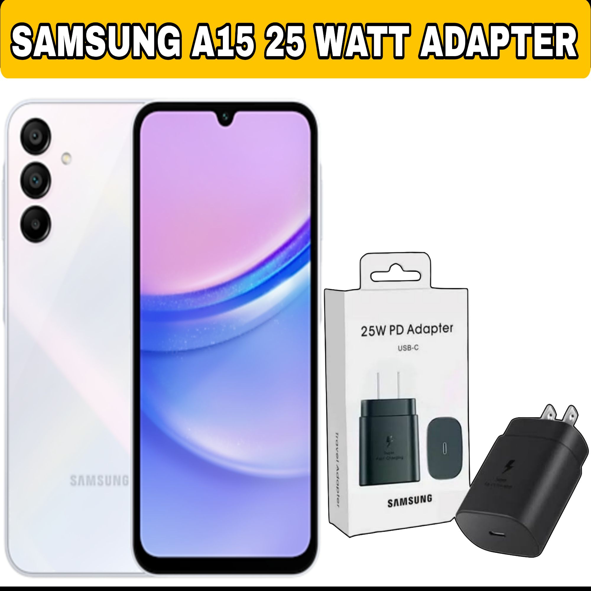 SAMSUNG A15 25watt Fast adapter | Daraz.pk