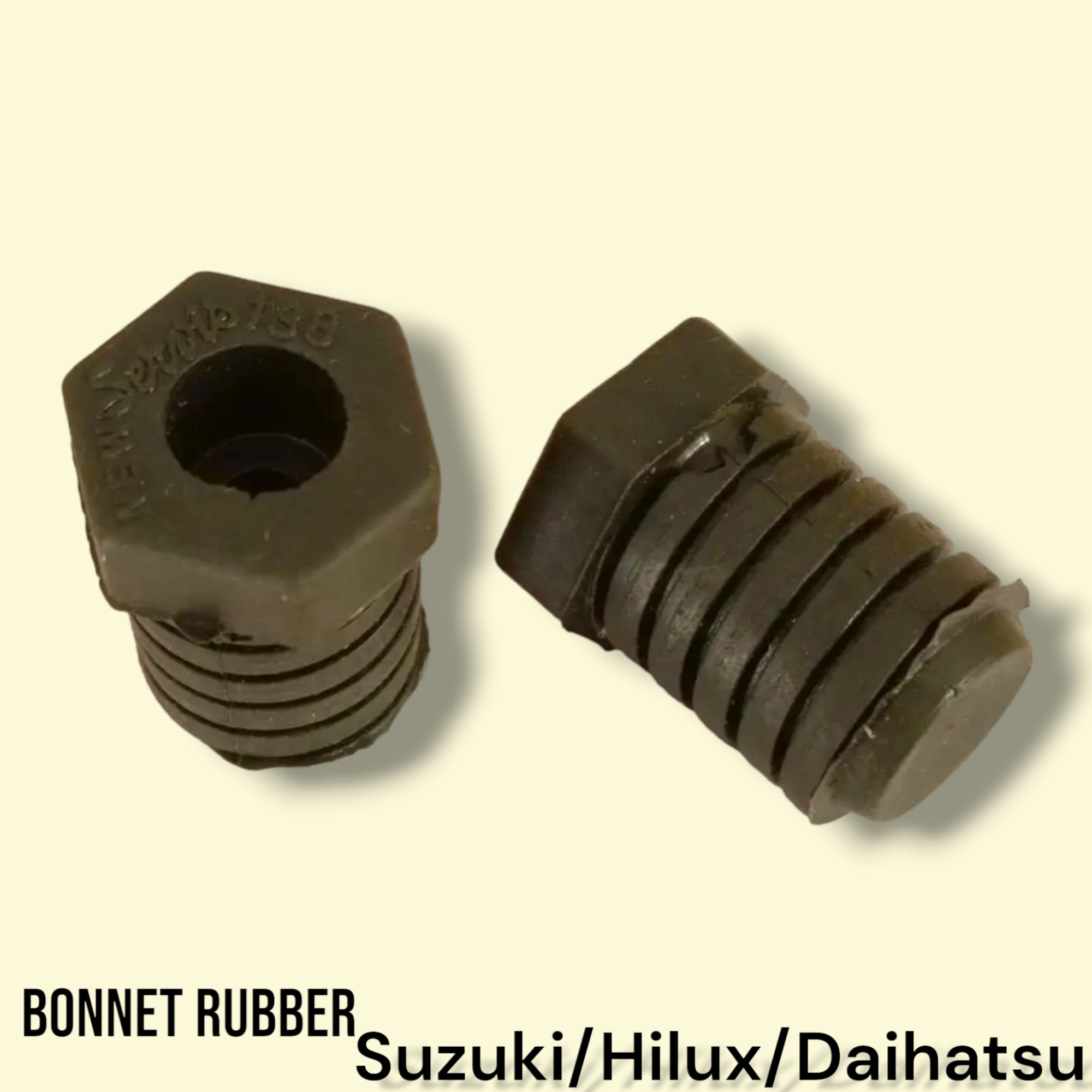 Bonnet rubber (2) for Mehran . Khyber . Daihatsu . Hilux (2) pieces ...