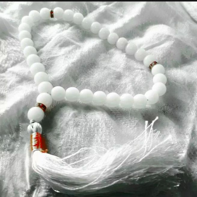 white marble tasbeeh 33 beads | Daraz.pk