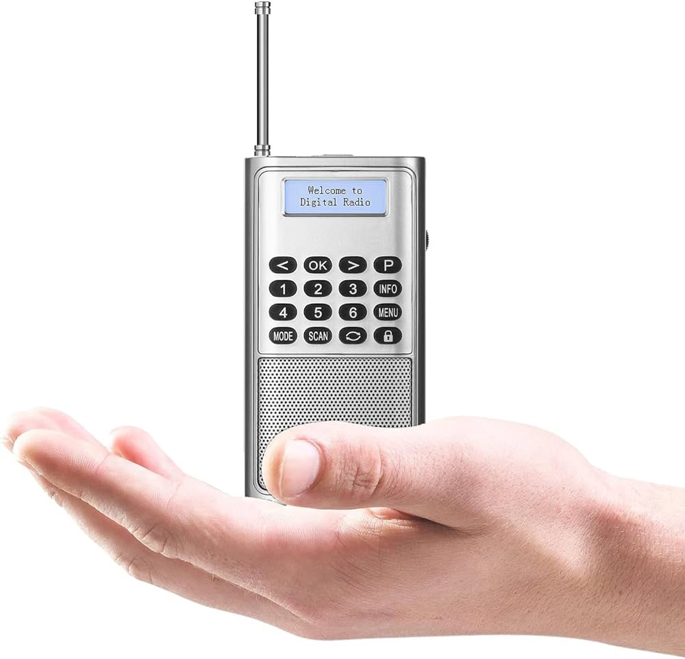 Raddy RD23 Portable DAB Radio Small DAB+ FM Digital Radio with Battery ...