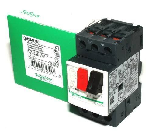 MPCB Motor Proctection Breaker GV2ME08 2.5-4A Make Schneider High ...