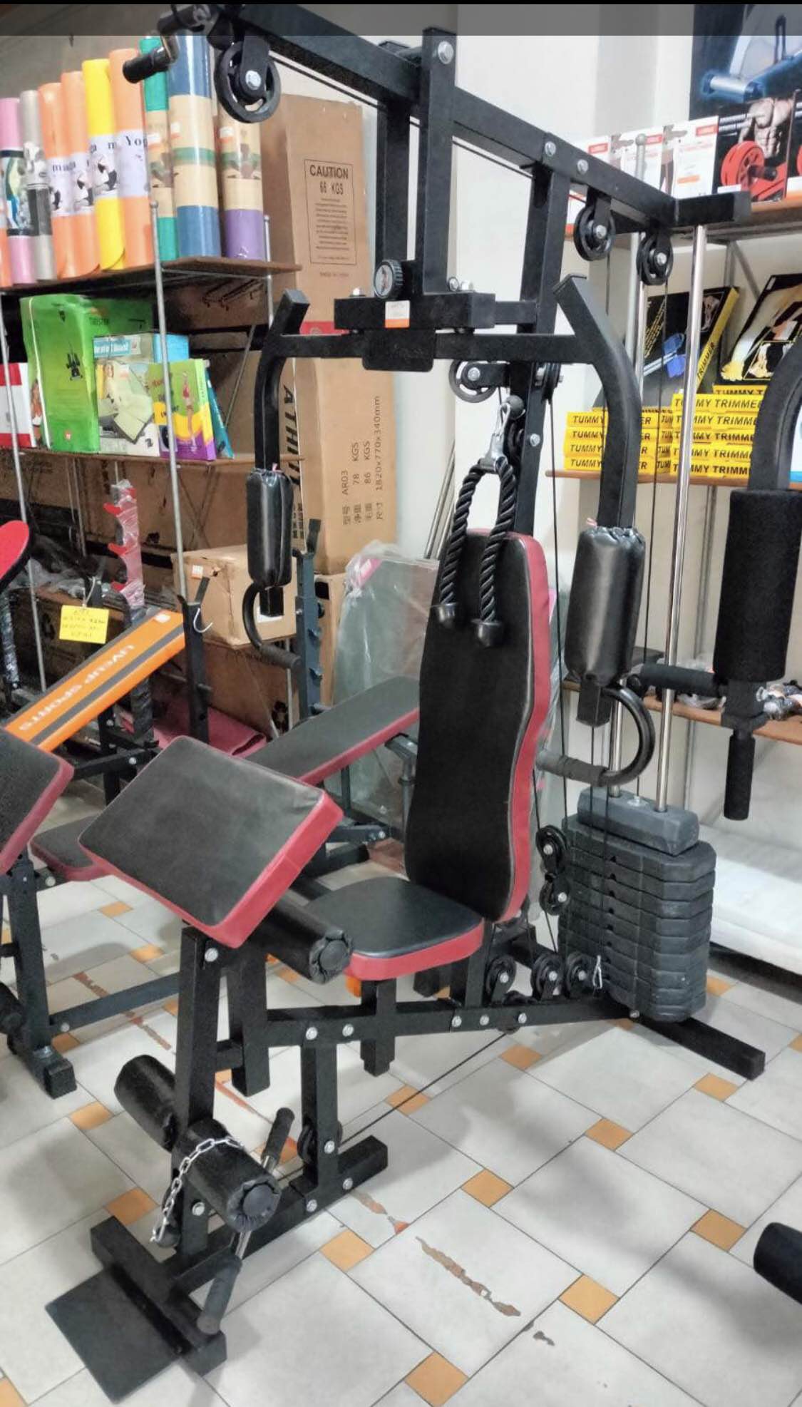 Gym multi exercises machine with 45KG weights, best Quality Affordable ...