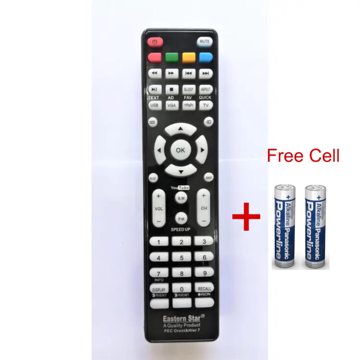 Universal Remote For Orient LCD & LED TV Work All Models Of Orient With ...