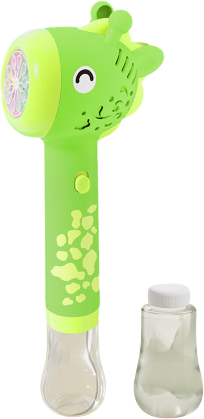 Animal Bubble Blower Wand with Solution Giraffe Bubble Machine Maker ...