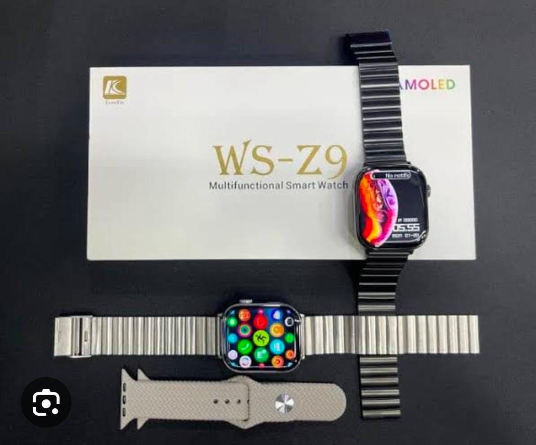 WS-Z9 Max Series 9 Smart Watch (Finger Tap Call Gesture) (Watch OS 10 ...