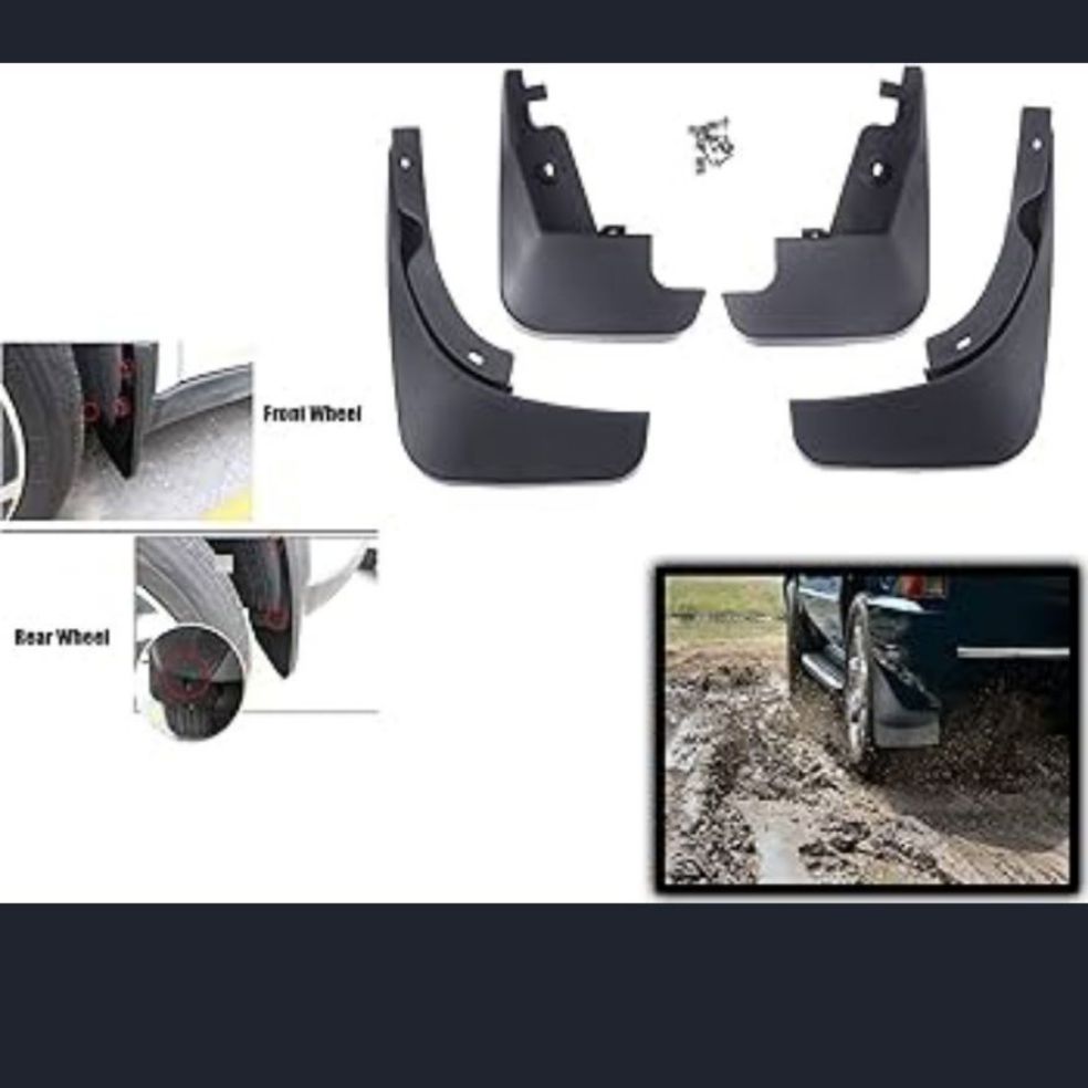 4PCS Suzuki Baleno MudFlap Black Colour | Daraz.pk