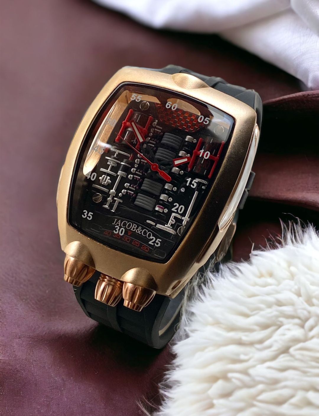 jacod & Buggati model pvc rubber strap | Daraz.pk