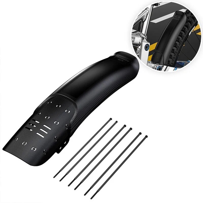ENLEE Bike Mud Guard Bicycle Hard Shell Fenders Carbon Fiber Front/Rear ...