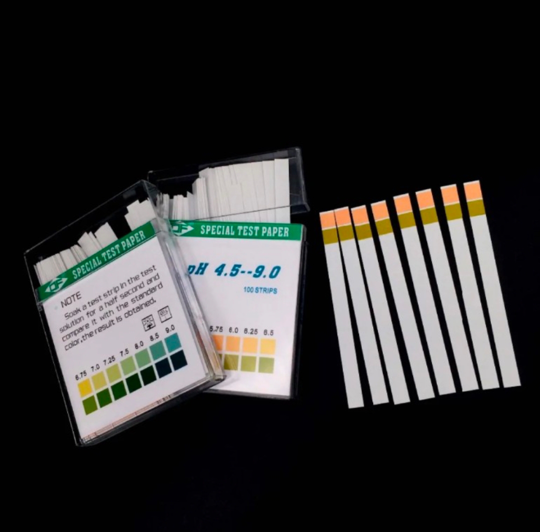 100 pcs pH test strips Litmus paper PH4.5-9.0 Alkaline aciidd test ...