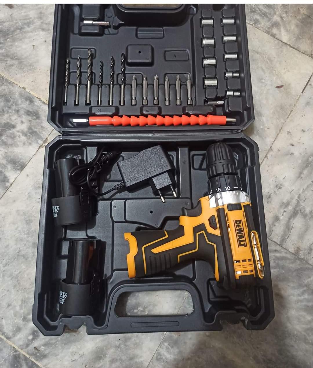 12V CORDLESS DRILL WITH TOOLS BEST QUALITY PROFESSIONAL WORKING PRODUCT ...