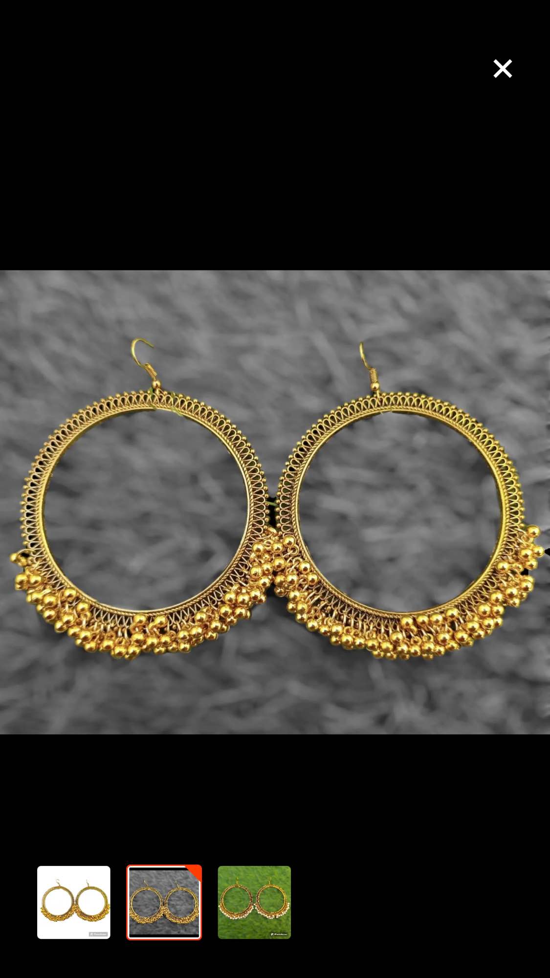 Jhumka Bases | Perfect For Resin Art | A metal pair with hanging white ...