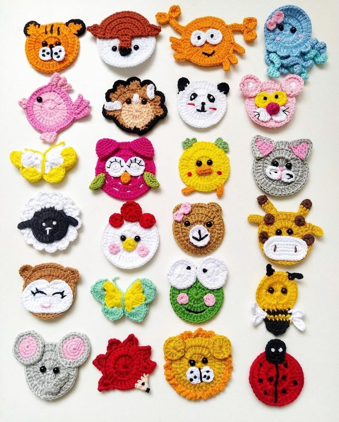 patches for clothes, stylish funky handmade crochet patches | Daraz.pk
