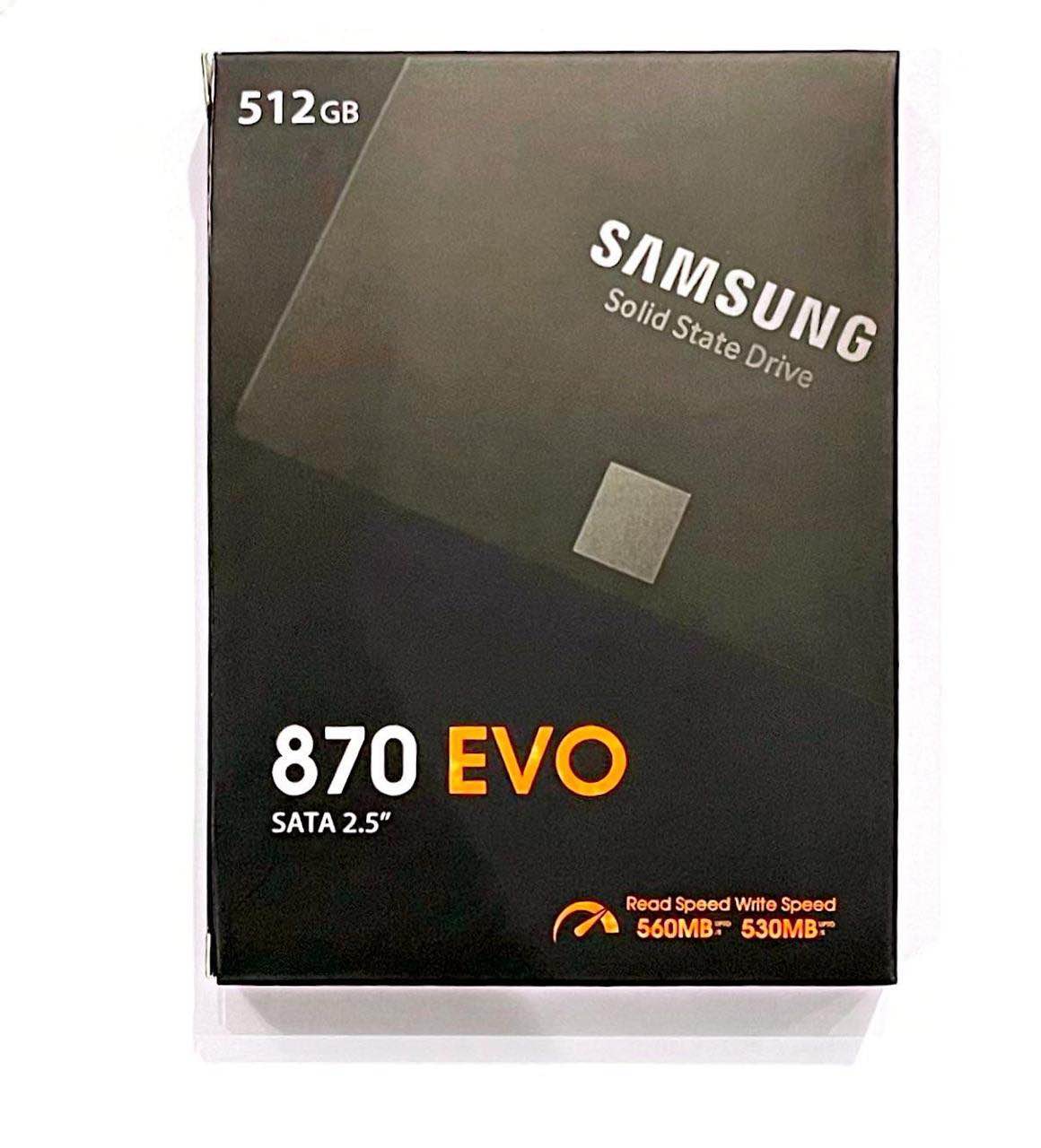 Samsung 870 EVO 512GB Sata III SSD 2.5" - 6GB/s, upto 550MB/s | Daraz.pk