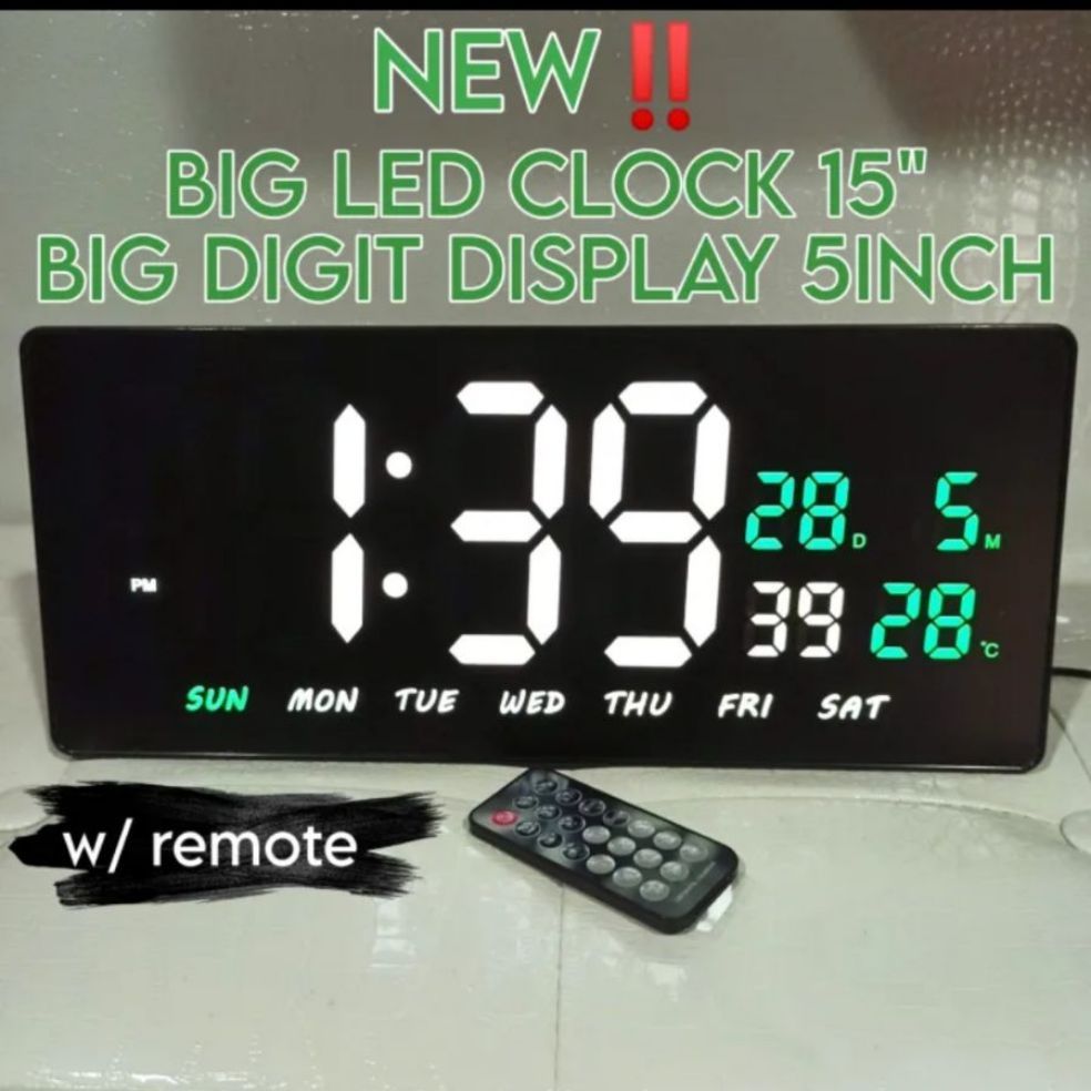 NEW BIG DISPLAY LED CLOCK JH3604 Digital Alarm | Daraz.pk