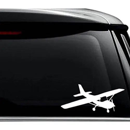 Cessna Plane Pilot Decal Sticker For Use On Laptop, Helmet, Car, Truck ...