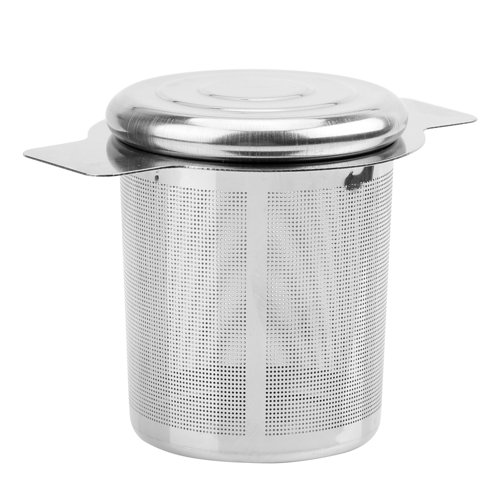 HILIFE with 2 Handles Reusable Tea Infusers Basket Stainless Steel Lid ...