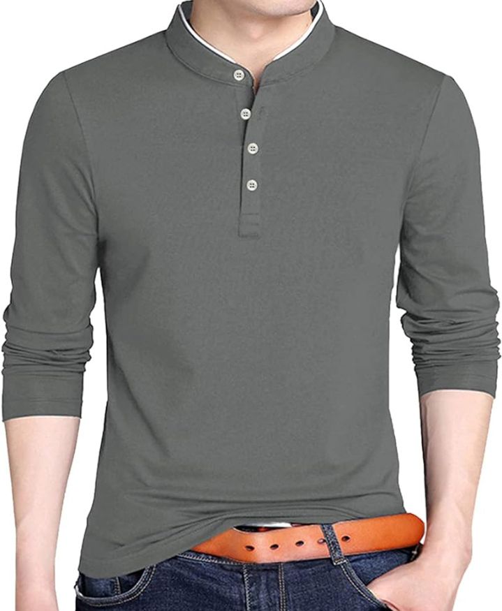 Multiple color Baton Cotton Long Sleeve T-shirt for Mens | Daraz.pk