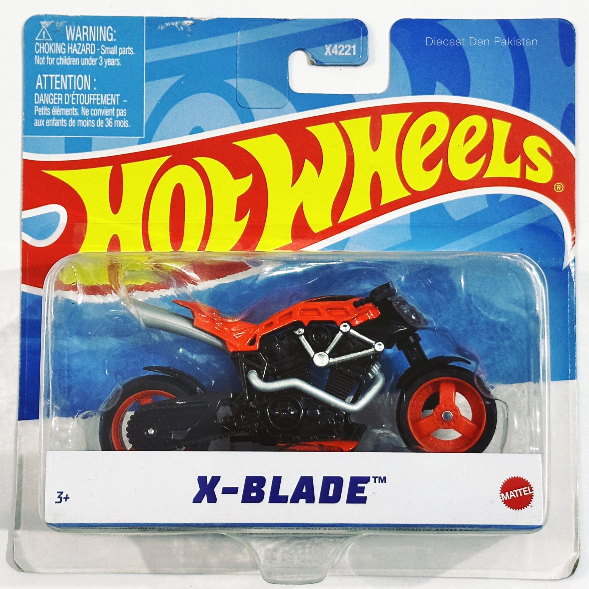 Hot Wheels X-Blade Bike in Blue & Red Color | Daraz.pk
