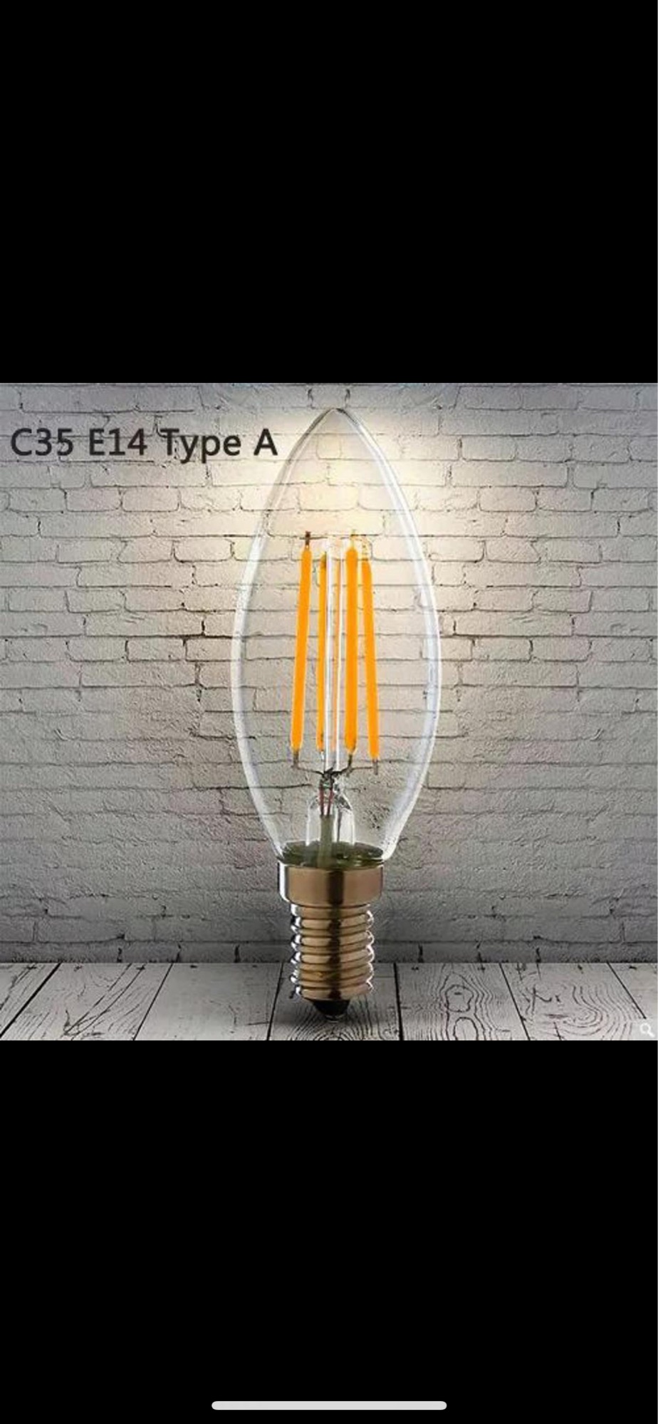 Retro LED Light Bulb E27 E14 4W 220V Retro Lamp Vintage Candle Light ...