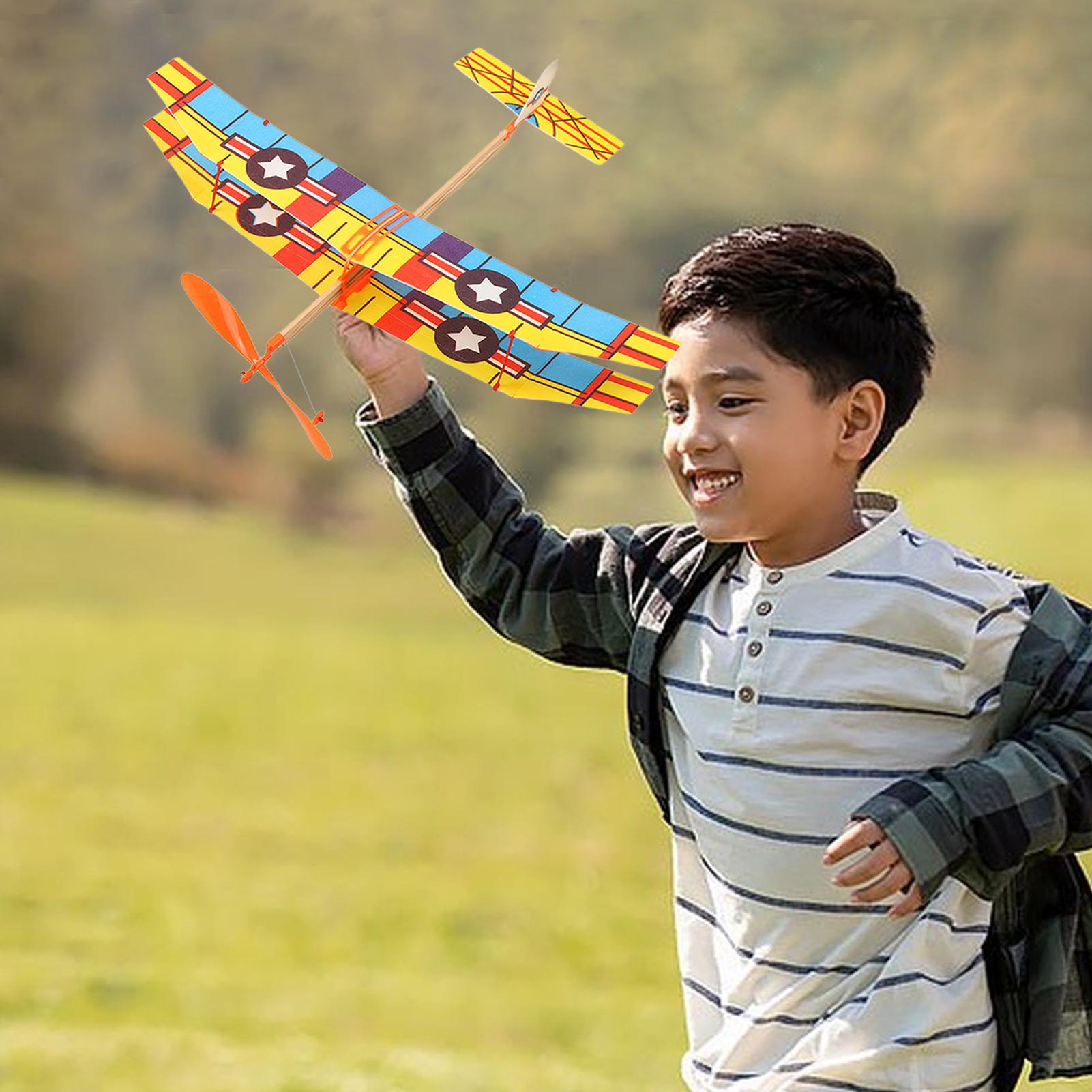 new Educational Toy Christmas Best Gift Powered Flying Glider Elastic ...