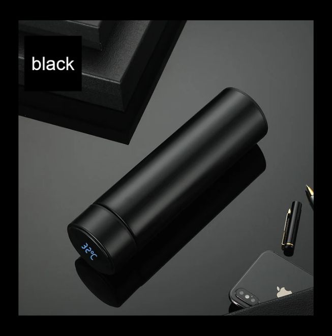 Smart Insulation cup stainless steel thermos bottle intelligent ...