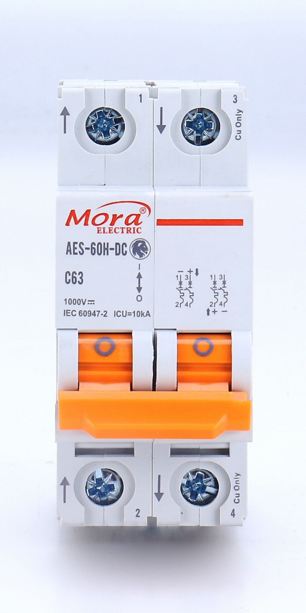 MCB AC~DC Breaker 1000V 32A 2-Pole Channel Type MORA Bulgaria High ...