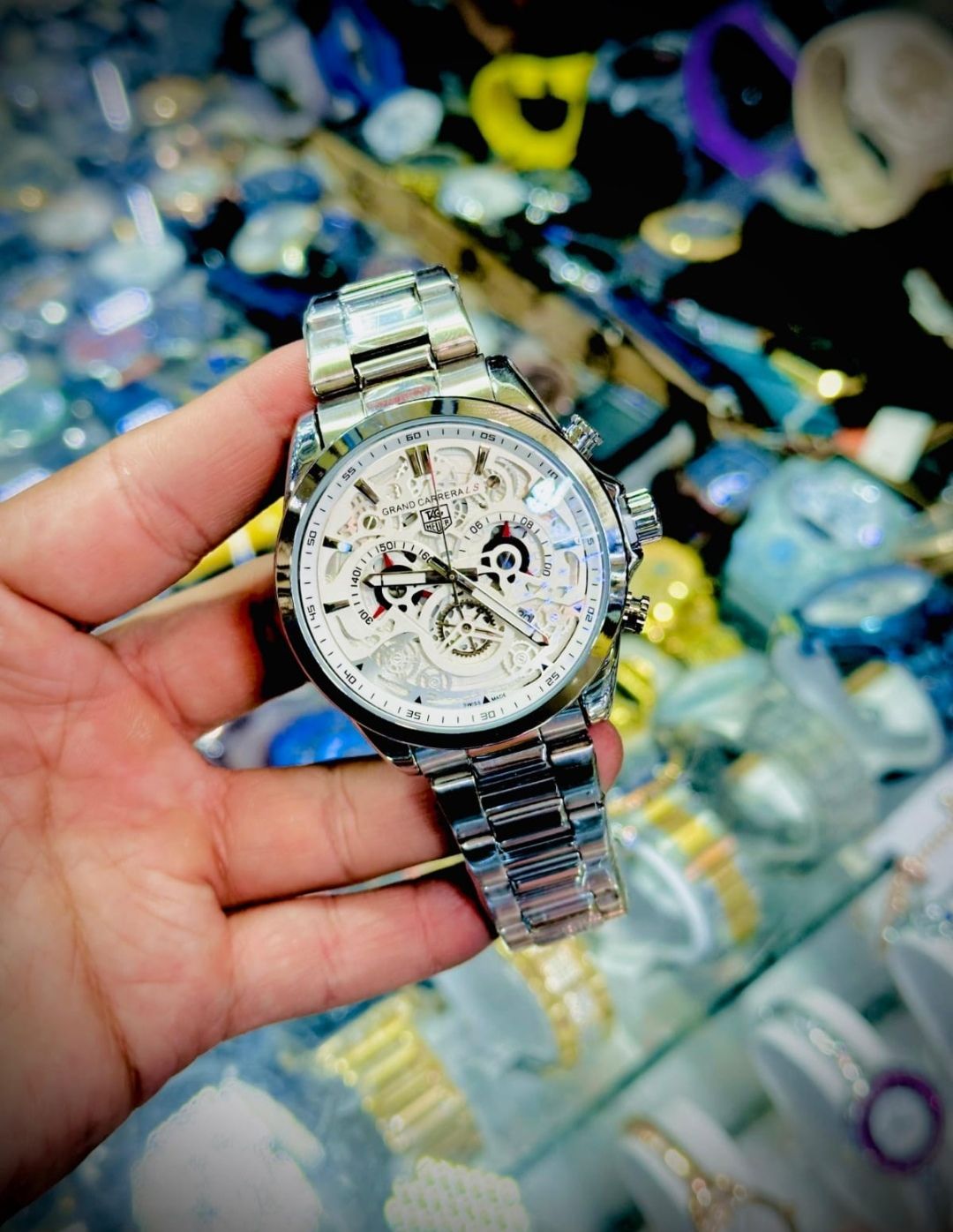 CR7 WATCH WITH CHRONOGRAPH WORKING HIGH QUALITY WATCH | Daraz.pk