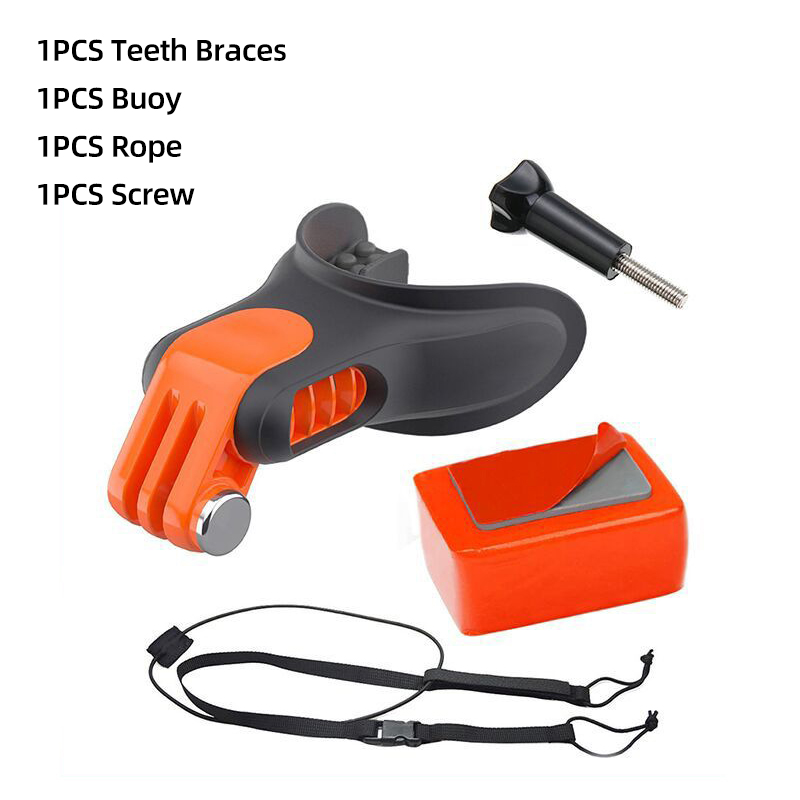 Surf Teeth Braces Mounting Mouth Mount Bracket For GoPro Hero 12 11 10 ...
