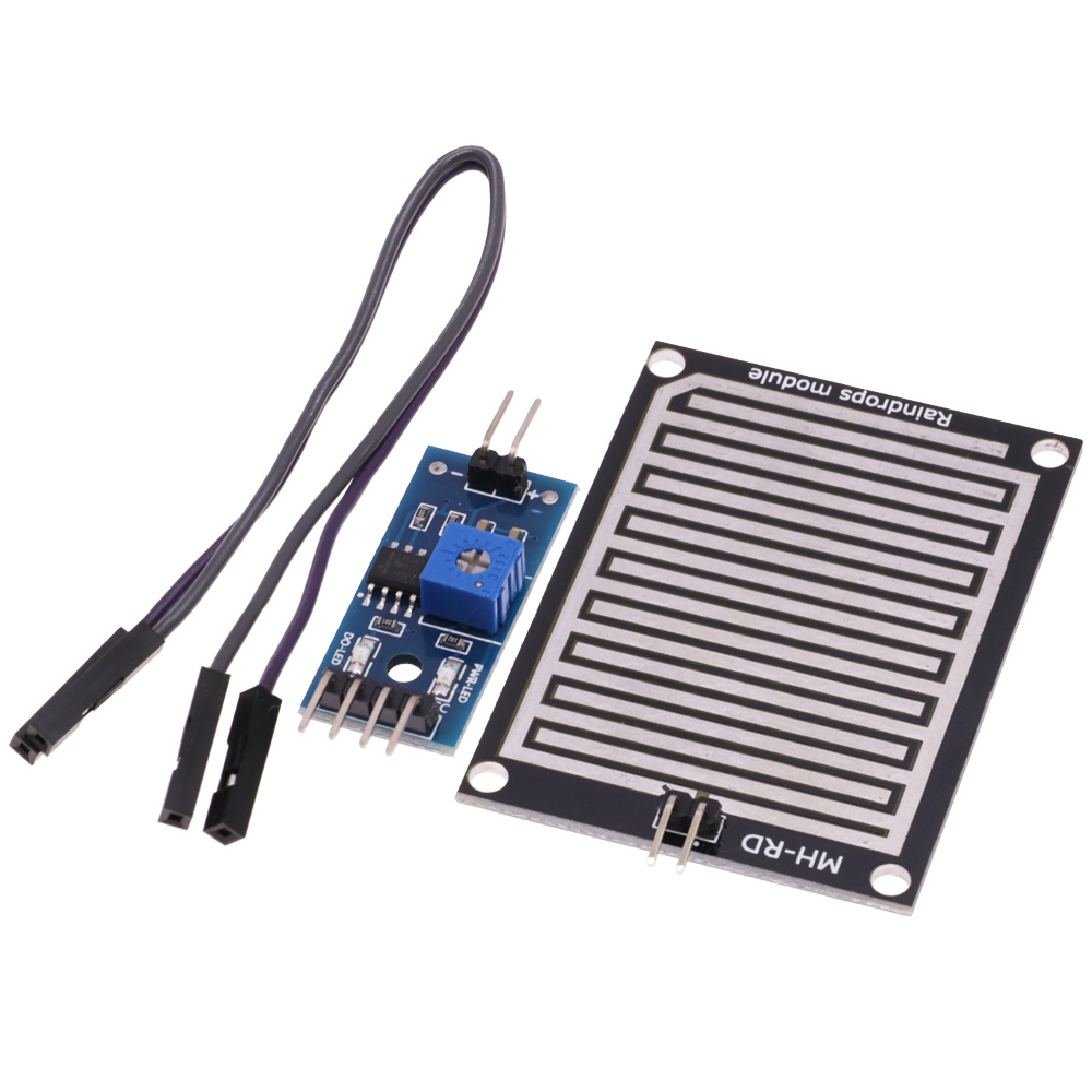 Snow Raindrops Detection Sensor Module Rain Weather Module Humidity For Arduino Robot Car Diy ...