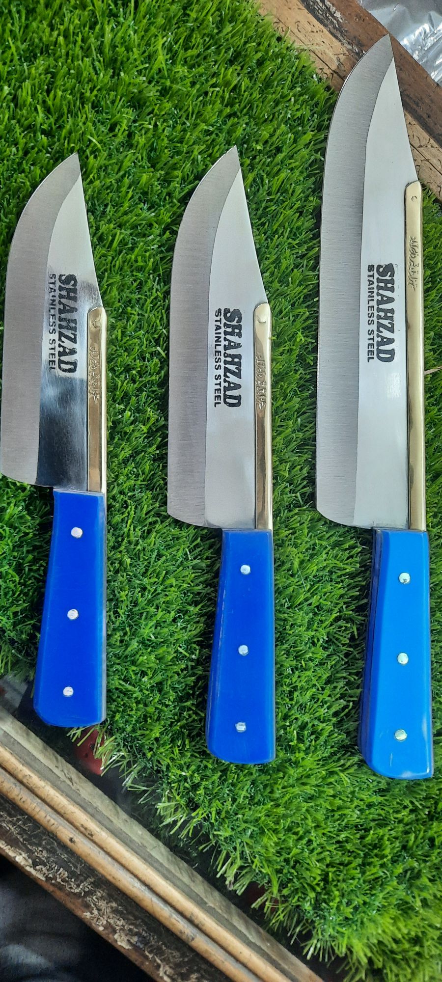 Qurbani Knife set 3 pcs stainless steel | Daraz.pk