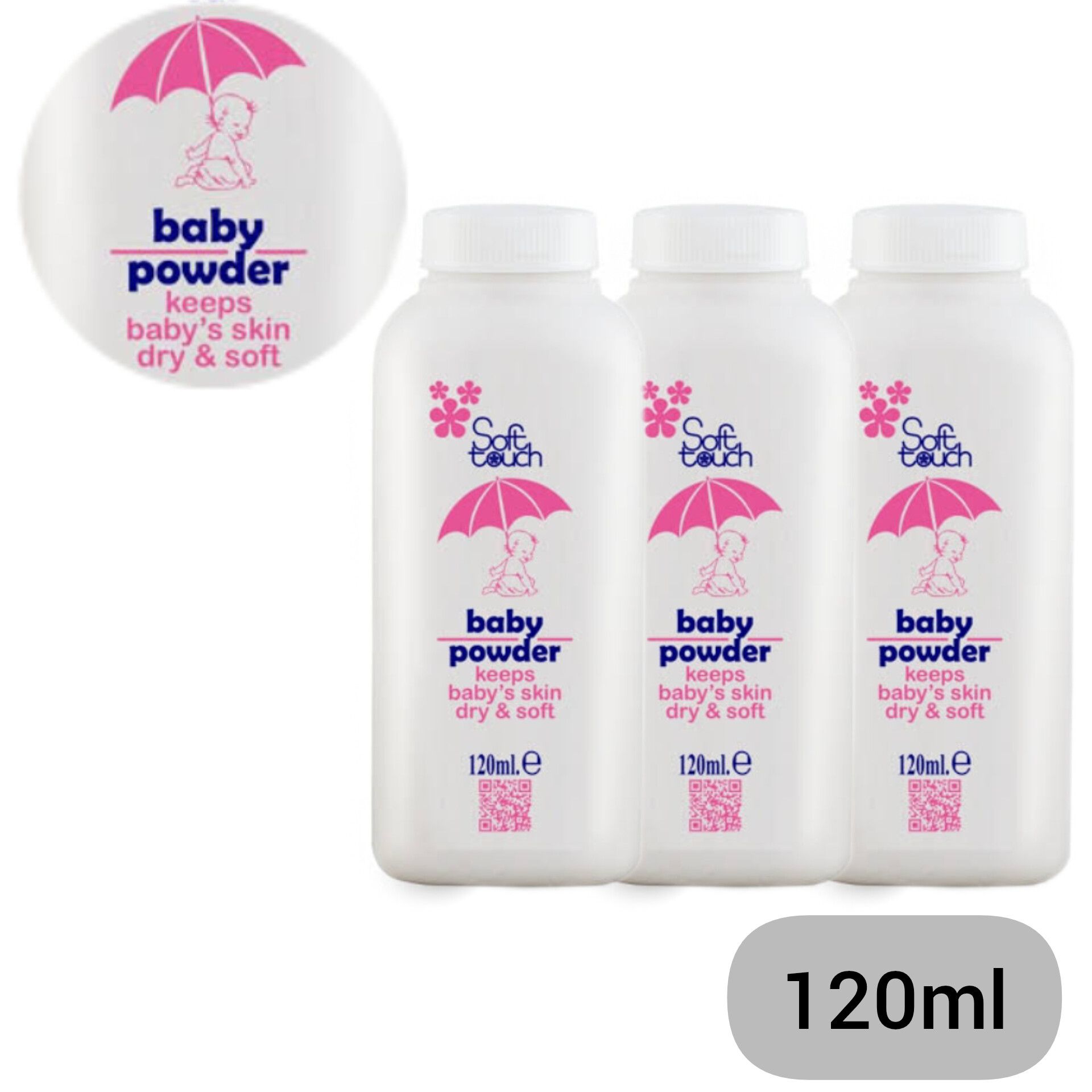 Soft Touch Baby Powder (120ml) | Daraz.pk