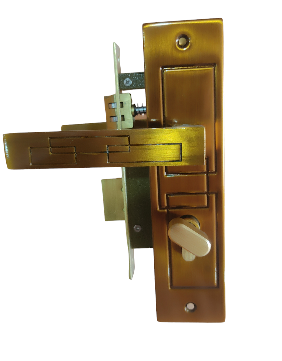 DOOR HANDLE lock double bearing machine with cylinder lock and three ...