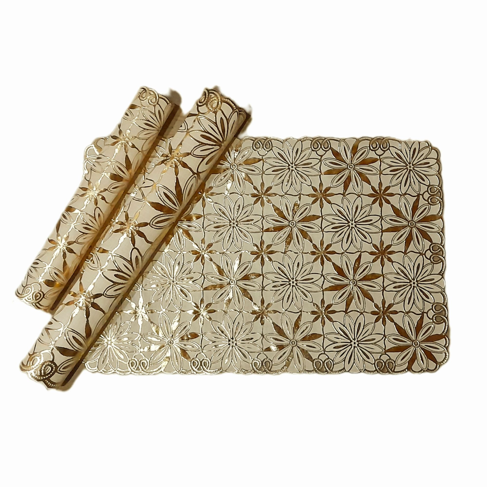 3Pc Table Mat Set, Dressing table and Side Table Pvc Vinyl Mat Set ...