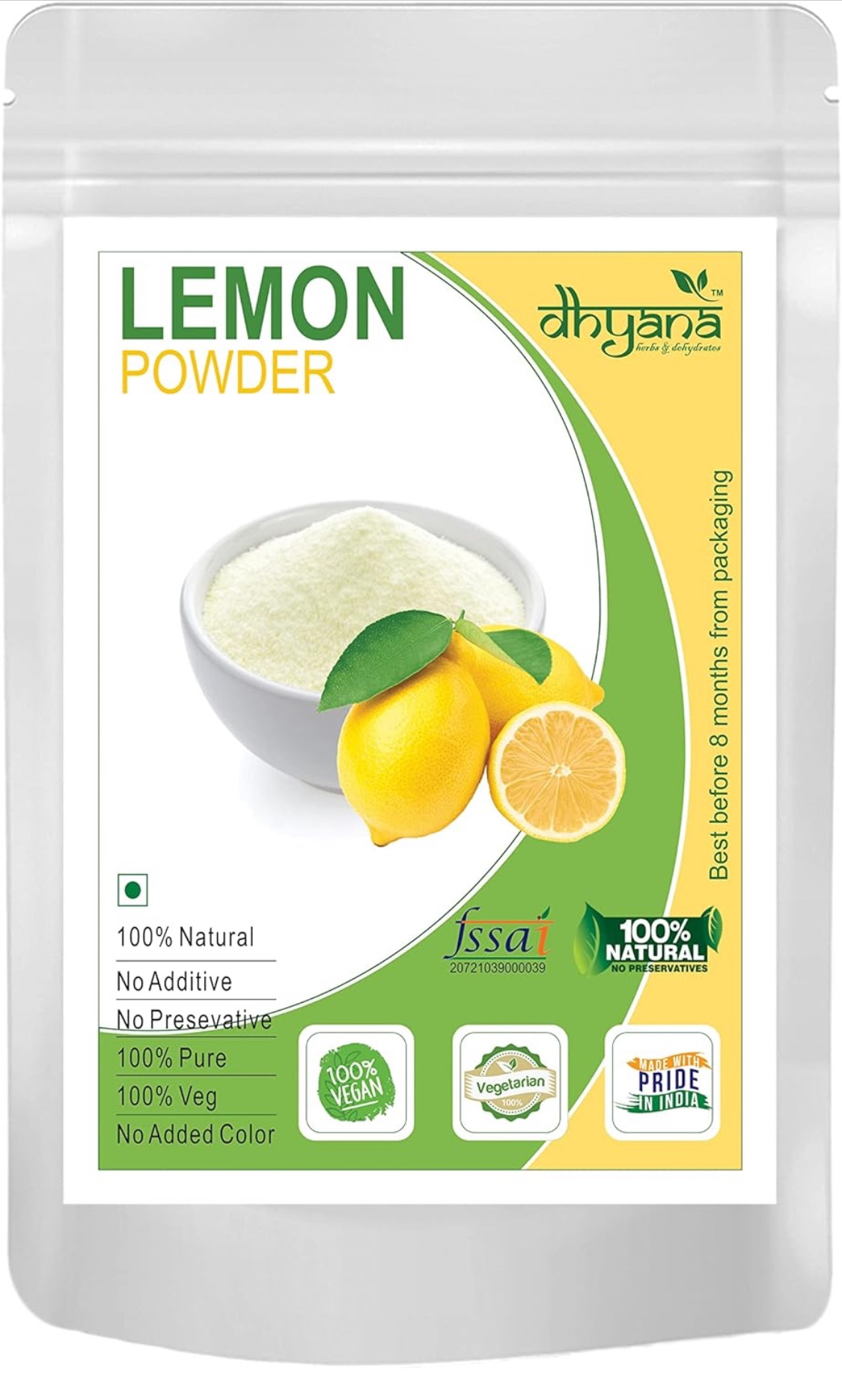 Dhyana Exim Lemon Powder 500g | Daraz.pk