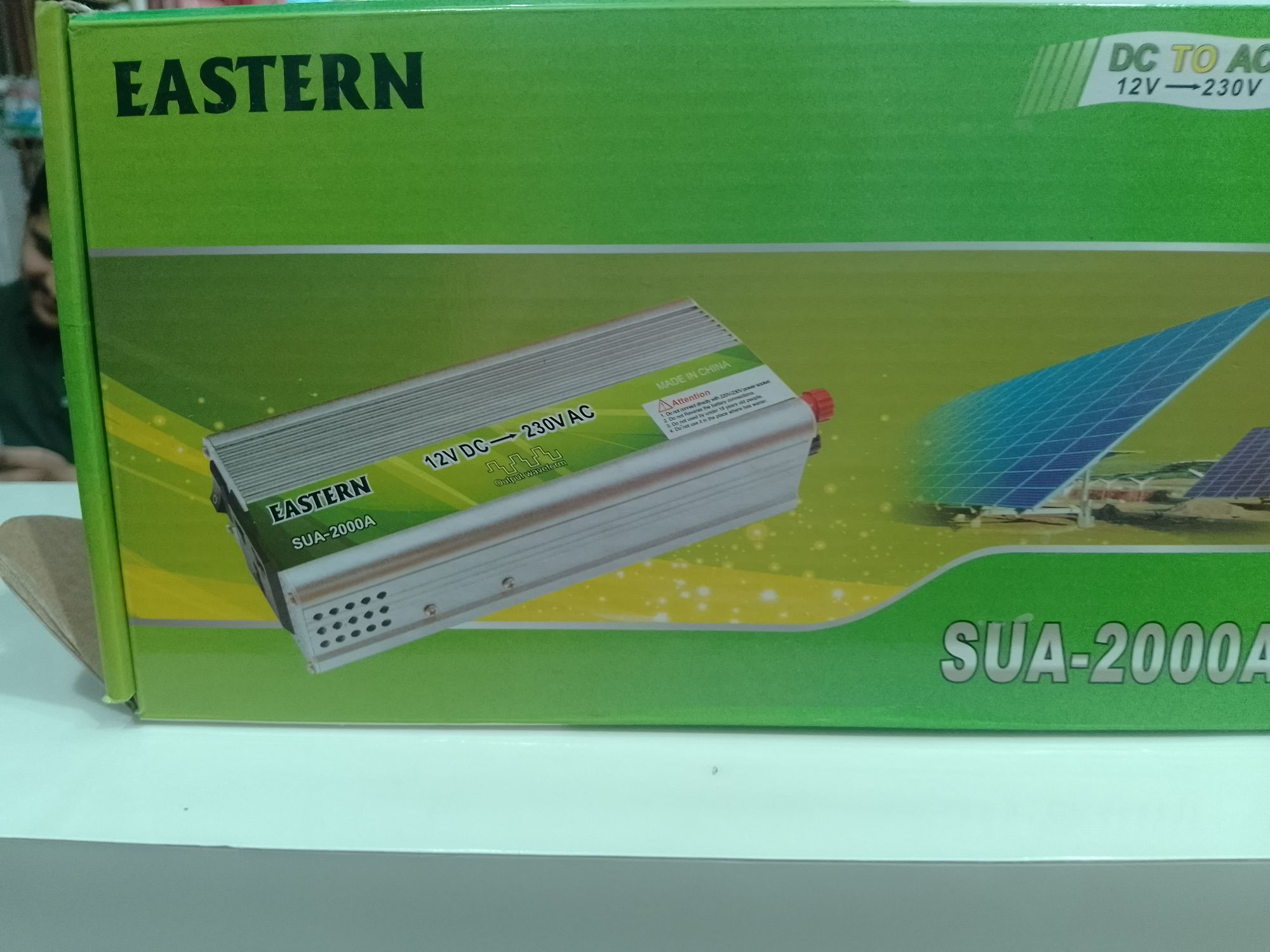 Eastern Inverter SUA 2000 VA l Convert 12 volt DC to 230 AC Current for ...