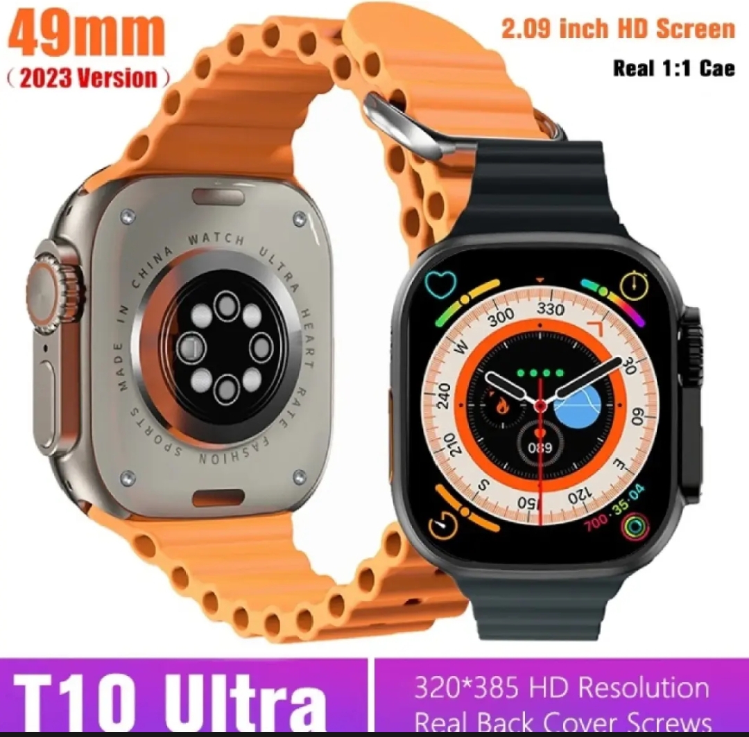 T10 Ultra Smartwatch 2.09inch HD Big Screen Magnetic Wireless Charging ...
