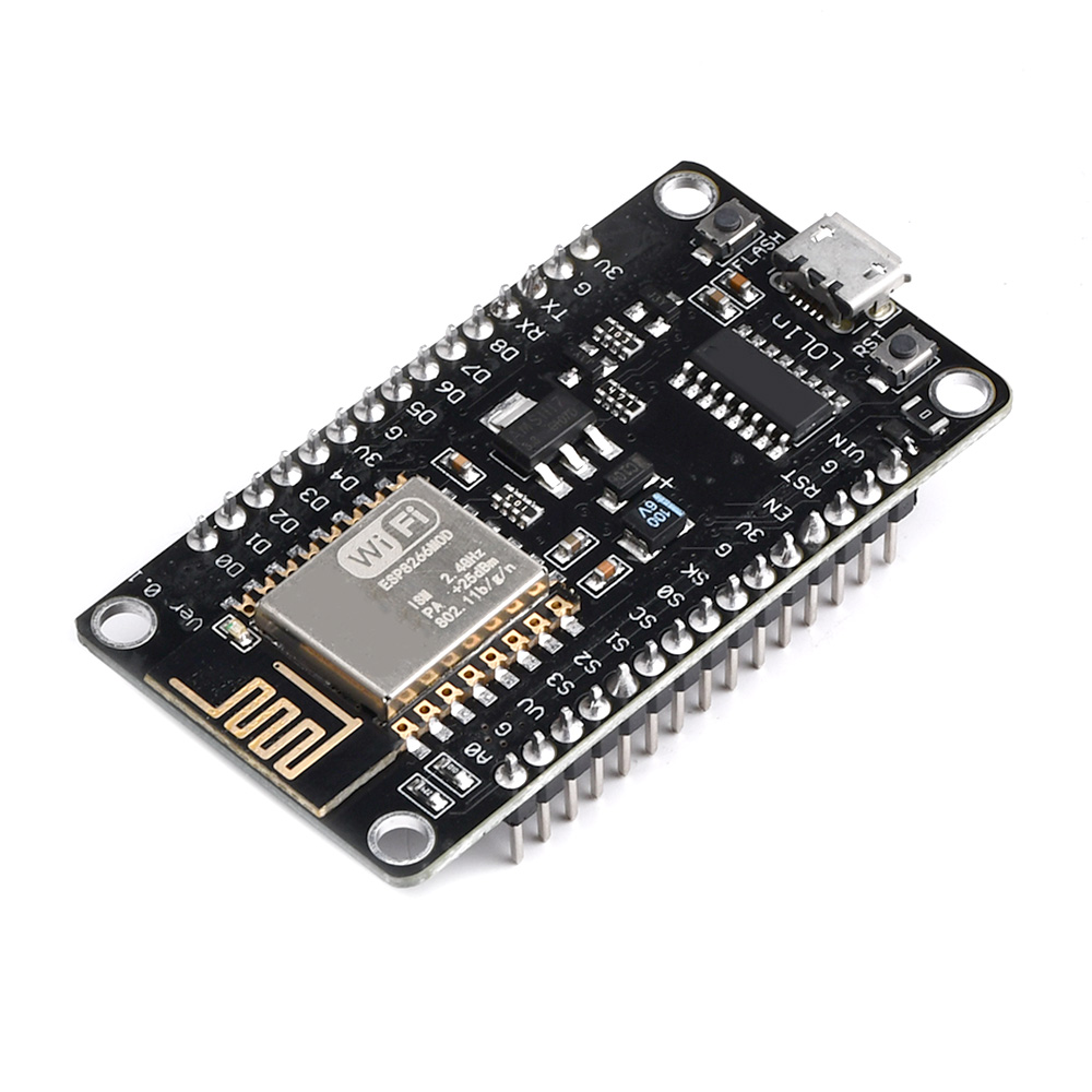 NodeMCU V3 ESP8266 ESP-12E WIFI Development Board CH340G Square Blackboard Soldering Pin Micro ...