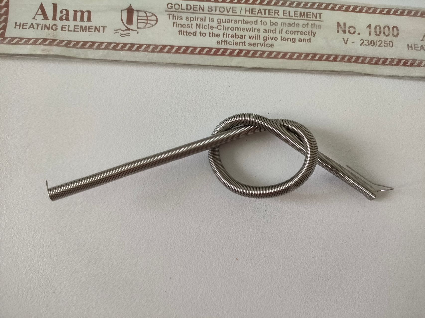 1000 watt Heater Element for Room Heater - spring type heater coil ...