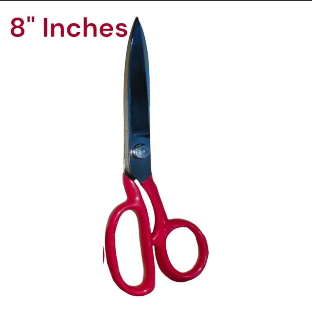 8/9/10 inchs Red Color Handle Heavy Duty Tailor Scissor, Sewing Scissor ...