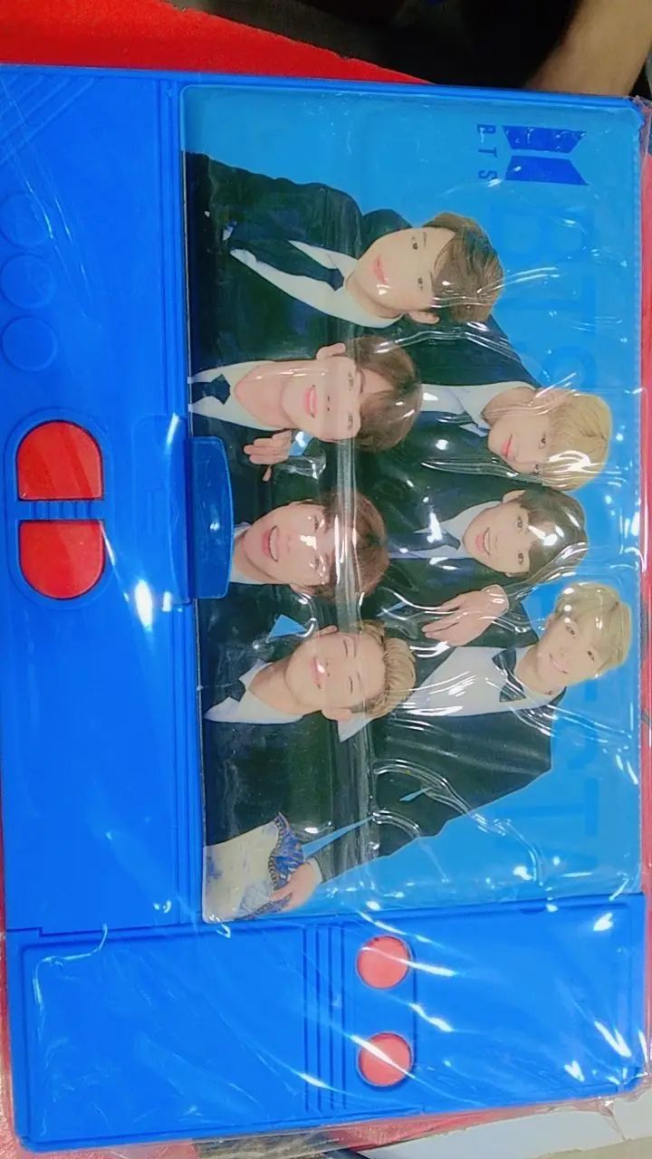 BTS Logo Double Sided Pencil Case with Expandable Compartment - BTS ...