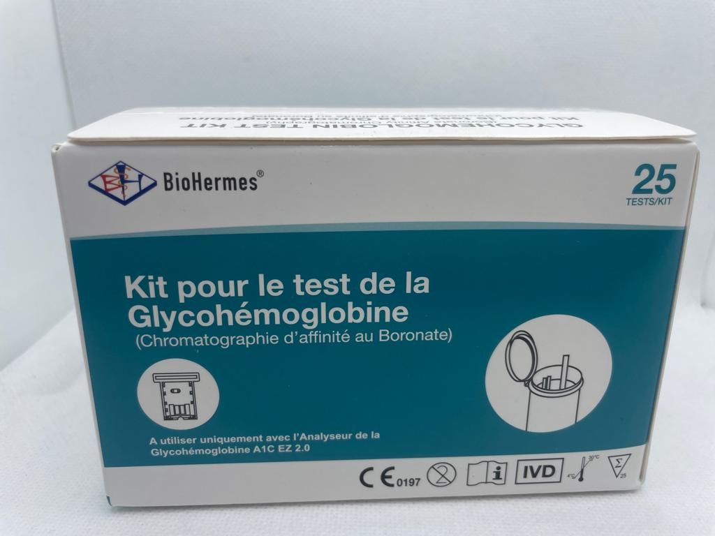 HbA1C Glycohemoglobin Strips BioHermes 25 Test | Daraz.pk