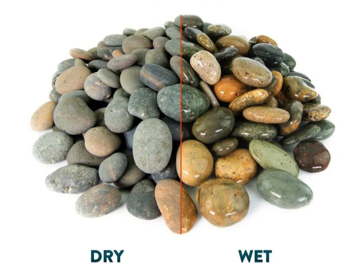 NATURAL UNPOLISHED BULK ROCKS MEXICAN BEACH PEBBLES 2-3 INCH DECORATIVE ...