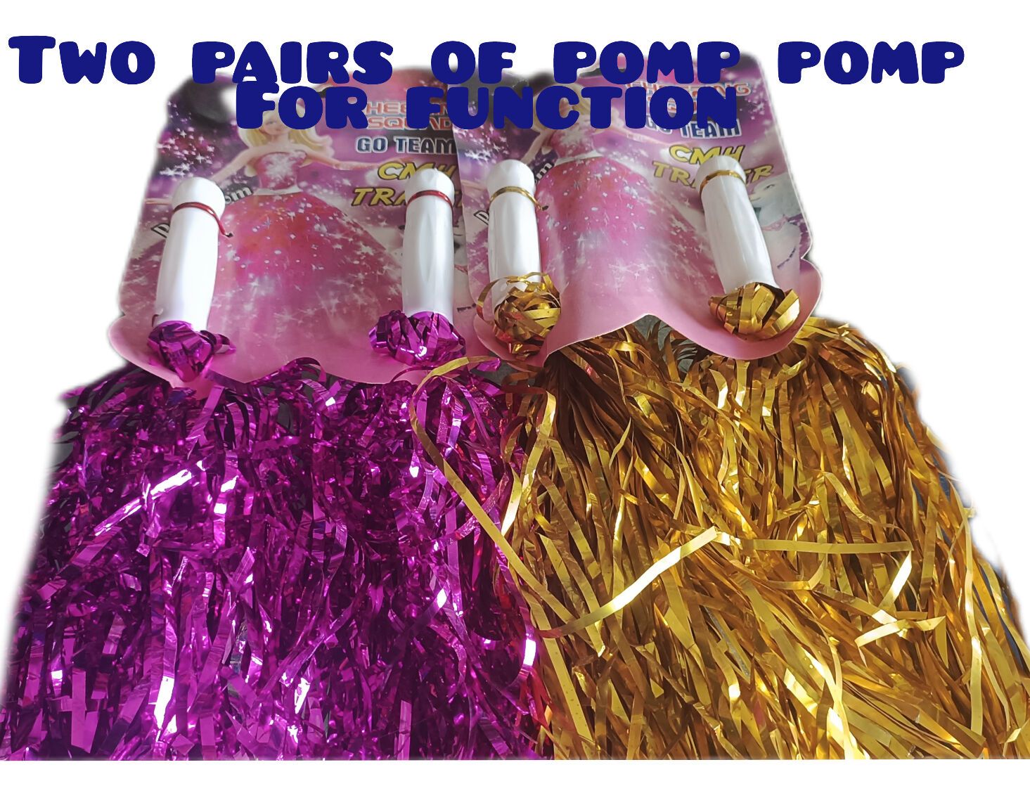 two pairs of pomp pomp for function in schools | Daraz.pk